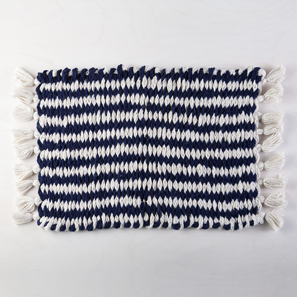 Create A Woven Finger-Knit Rug - Find A Way by JWP